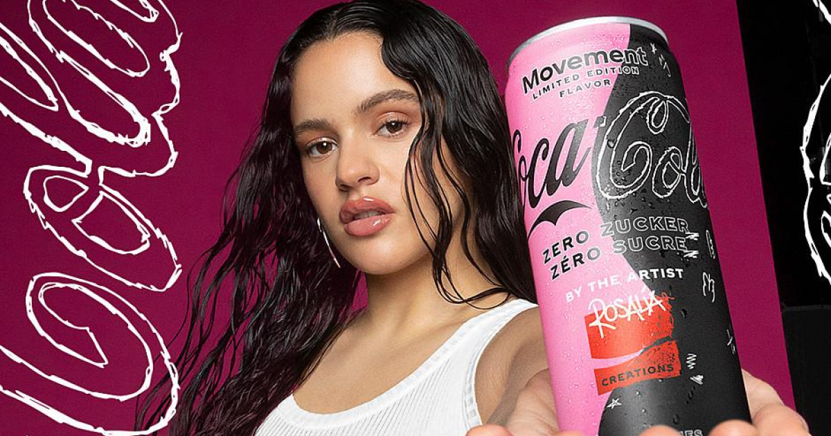 La cantante española Rosalía lanza su propio sabor de gaseosa con Coca-Cola