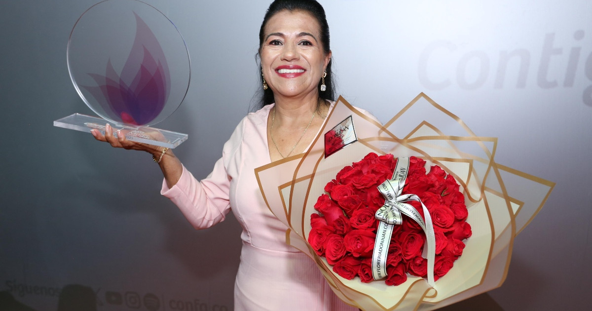 María Teresa Saavedra, líder de Florencia (Samaná), fue elegida como la Mujer Confa 2024
