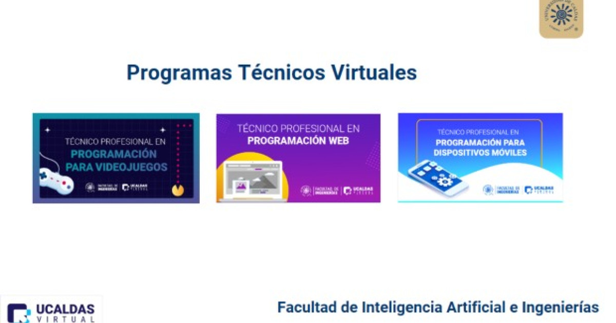 Estos son los tres primeros programas virtuales que ofertará la Universidad de Caldas